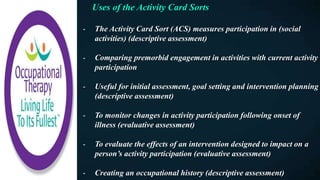 Activity sort cards | PPTX | Eldercare | Family and Relationships