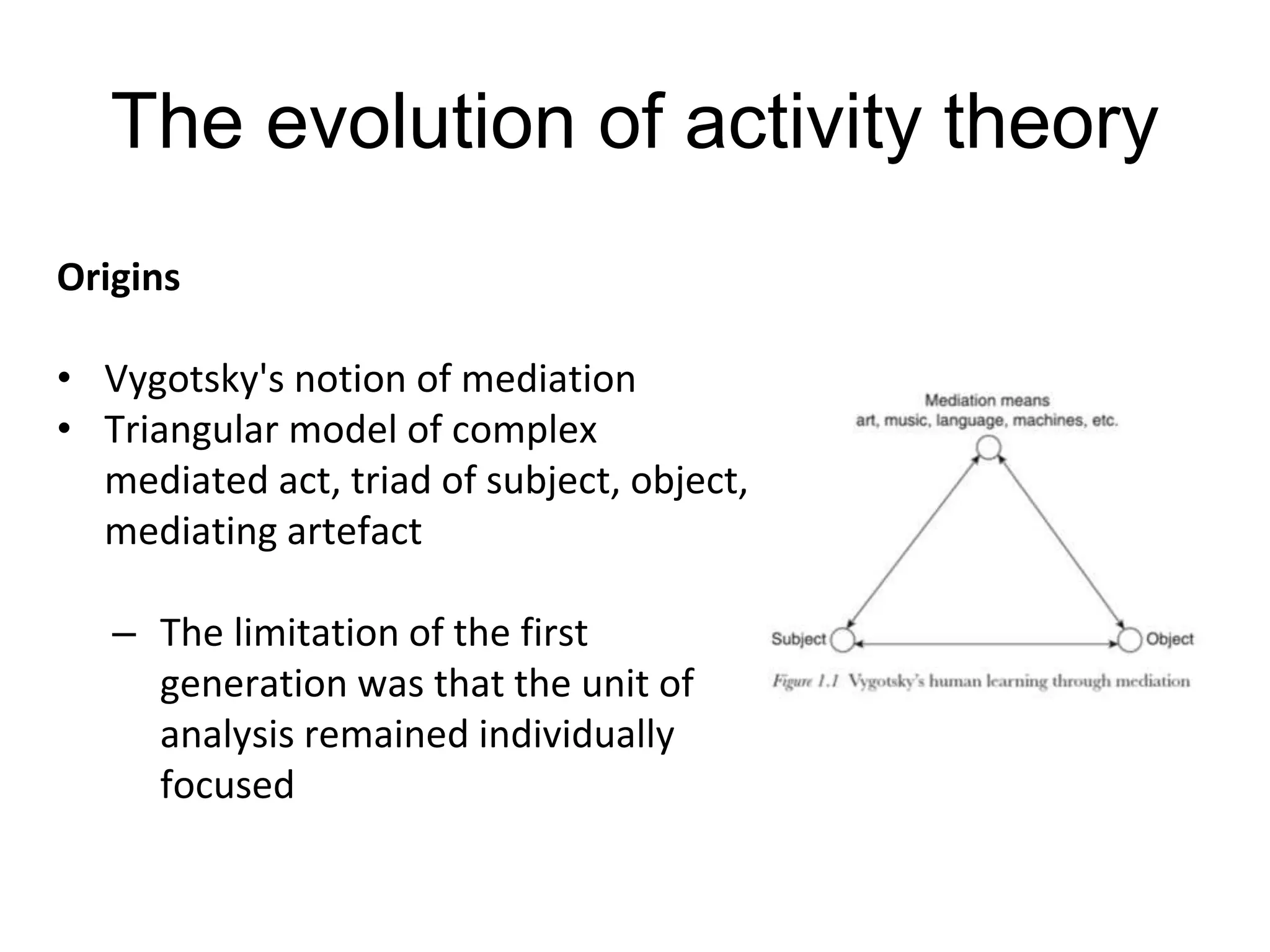 Activity Theory Presentation TIELAB | PPTX