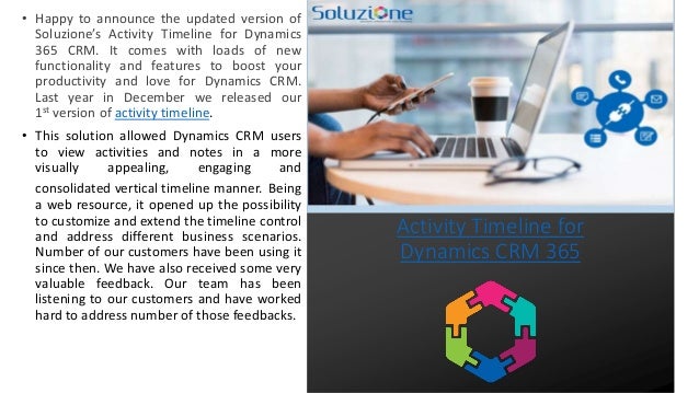 Activity Timeline for Microsoft Dynamics 365 CRM