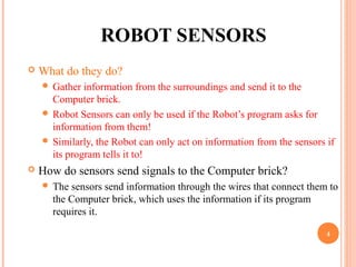 Activity understanding how we use sensors | PPT