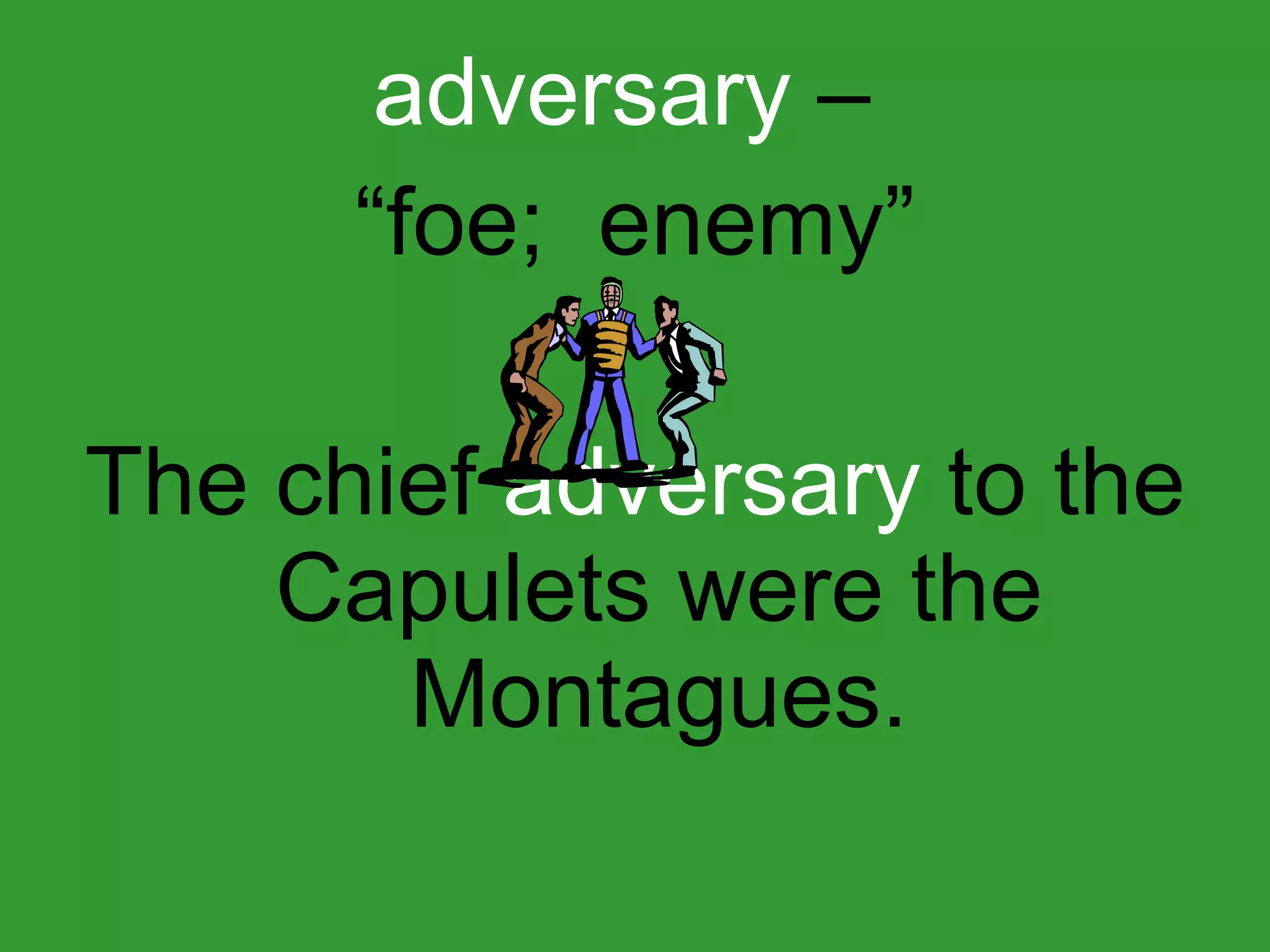 Romeo and Juliet Act I vocabulary words | PPT