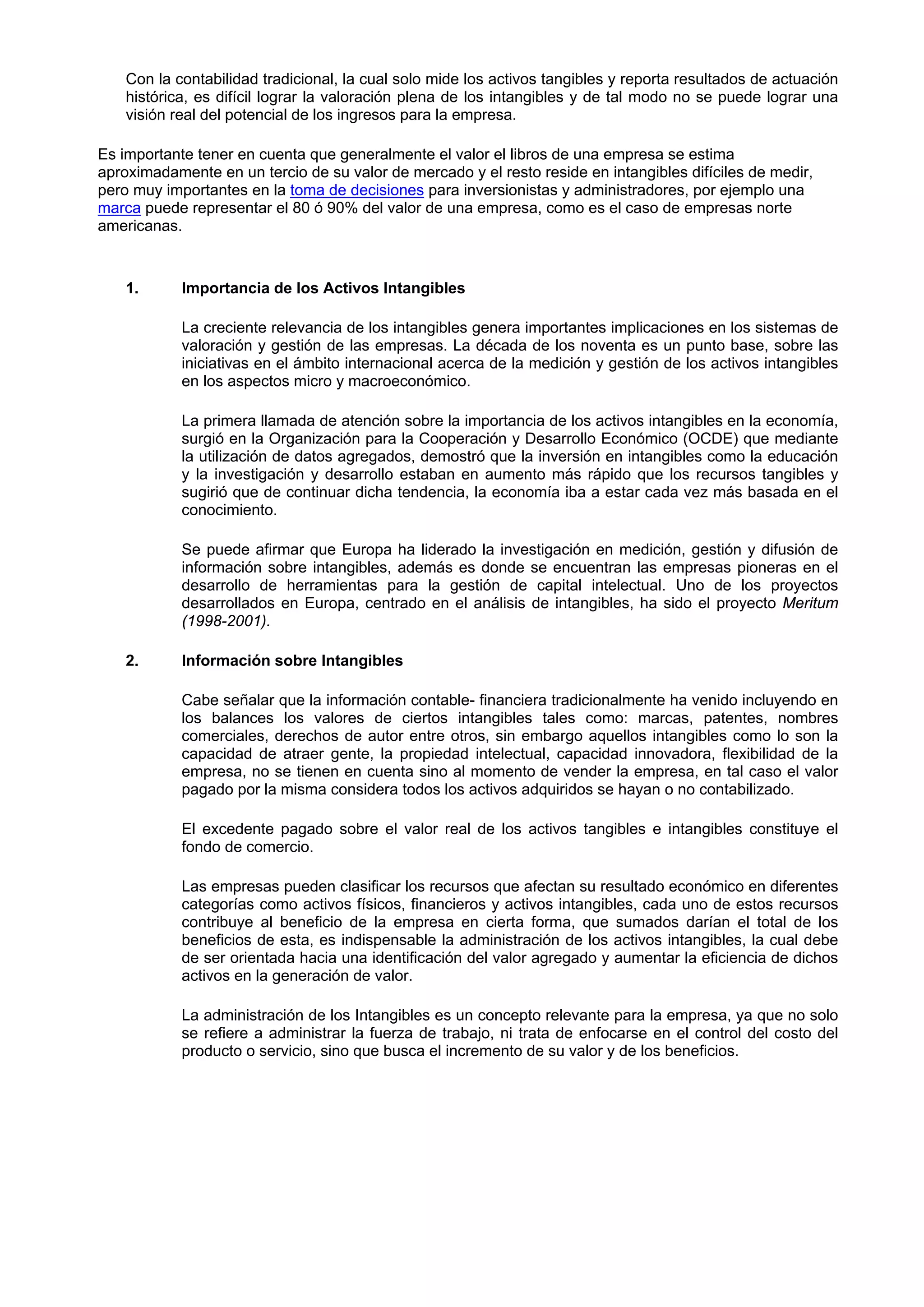 Activos Intangibles | PDF
