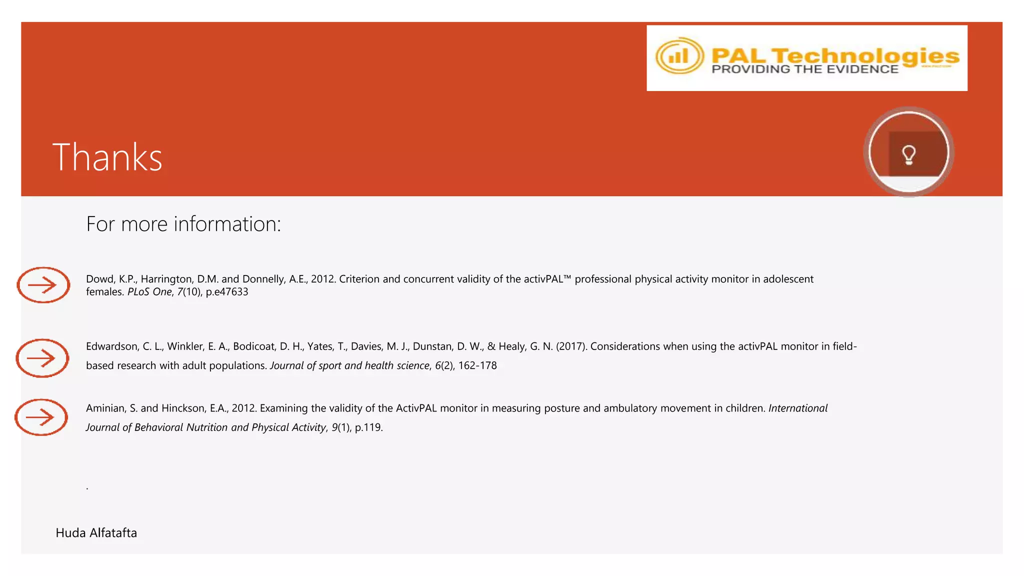 Activ pal technologies | PPTX