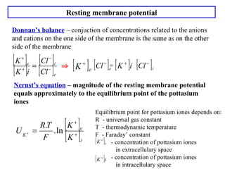 Active transport, biological signals | PPT
