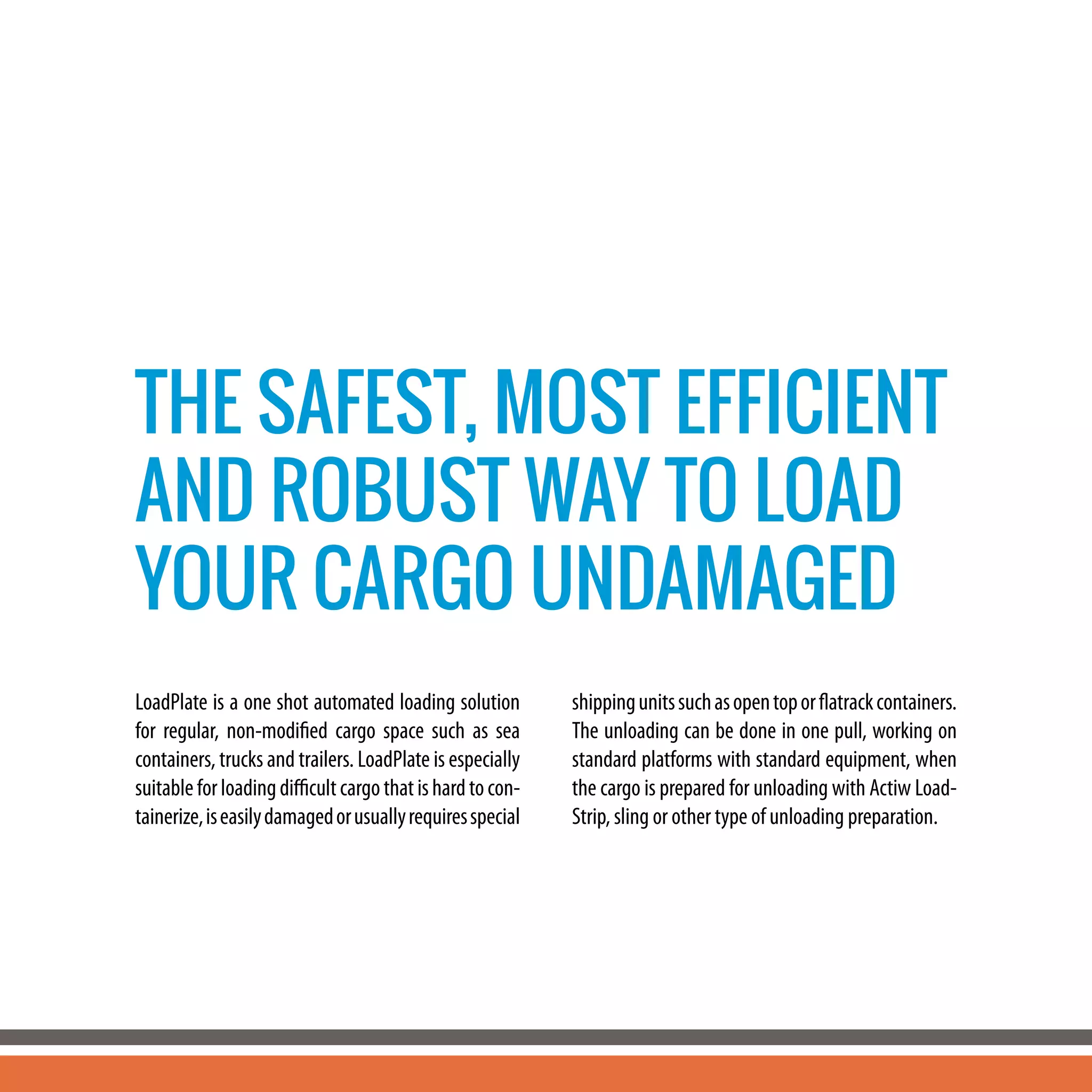 Actiw loadplate brochure | PDF