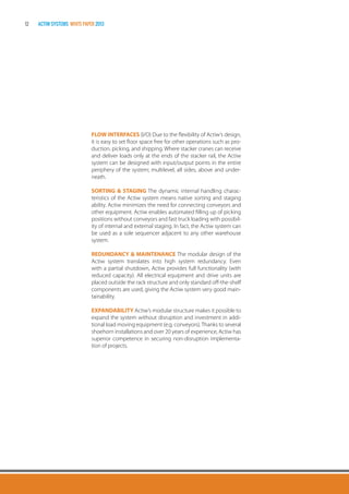 Actiw Intralogistics White Paper - Procter & Gamble | PDF