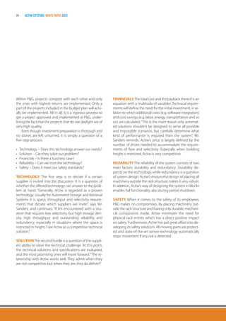 Actiw Intralogistics White Paper - Procter & Gamble | PDF