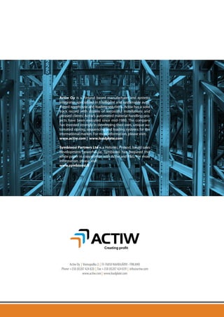 Actiw Intralogistics White Paper - Procter & Gamble | PDF