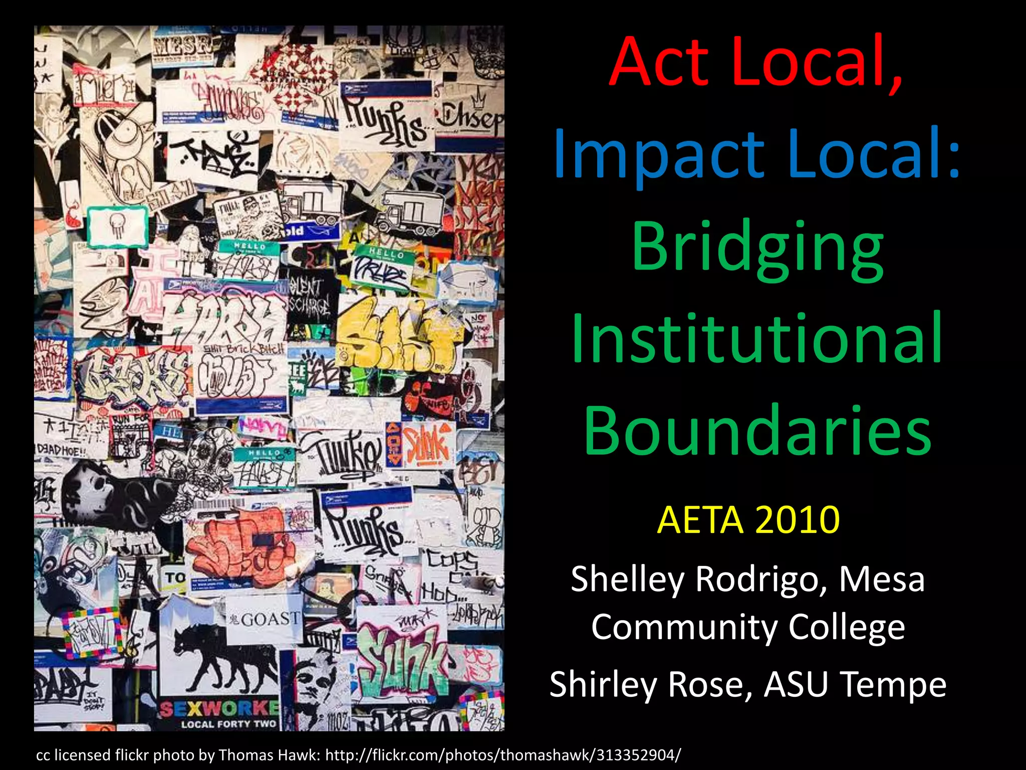 Act local, impact local ppt | PPT