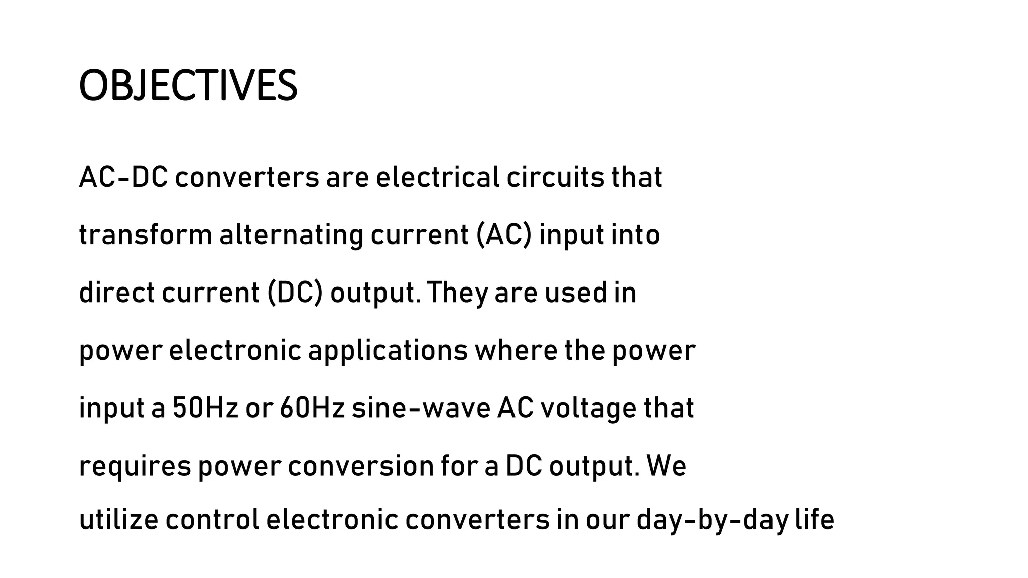 AC TO DC converter valueof electrical PPT.pptx