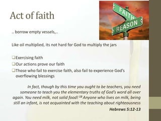Act of faith | PPTX
