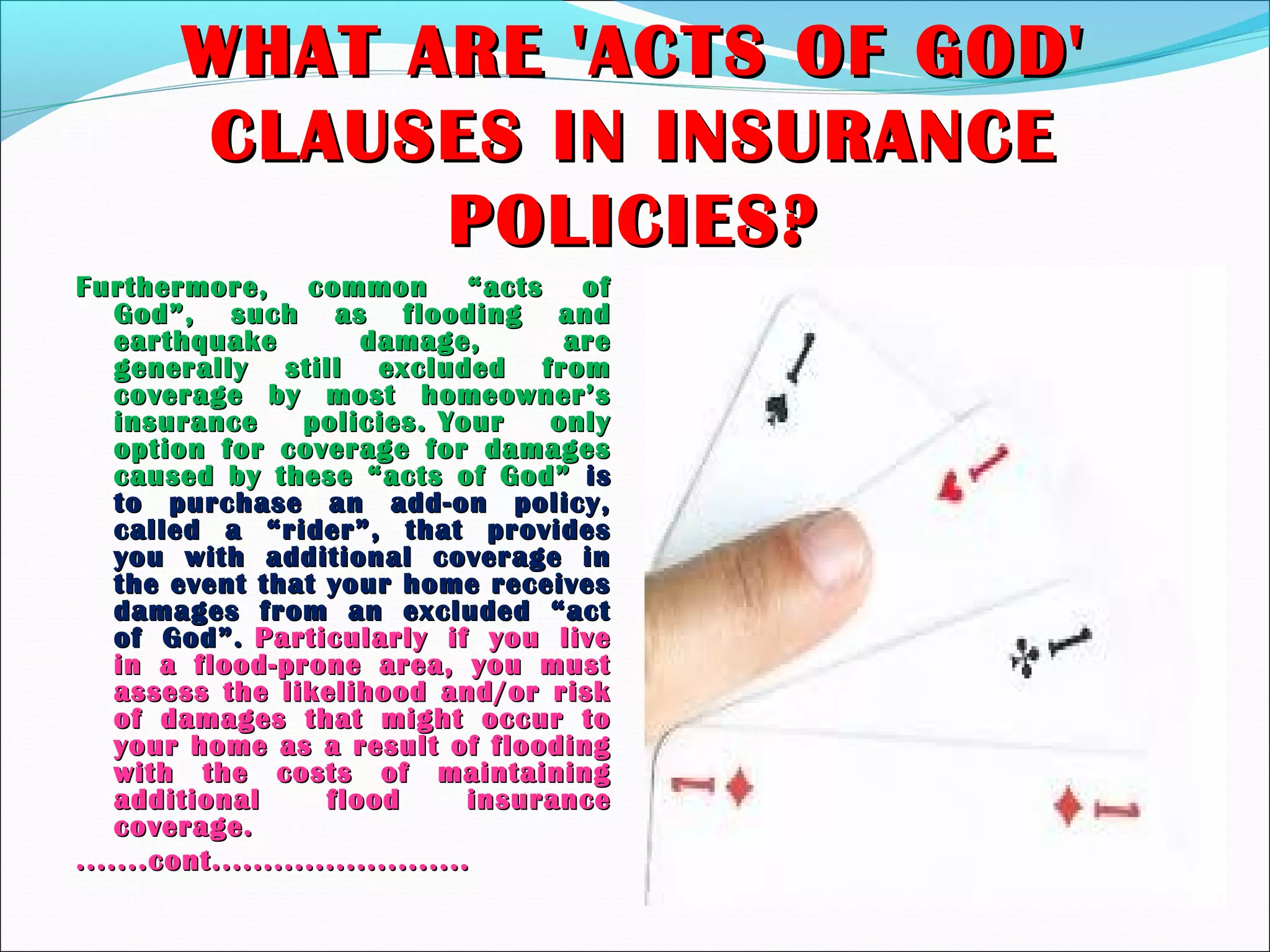Act of god | PPT