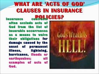 Act of god | PPT