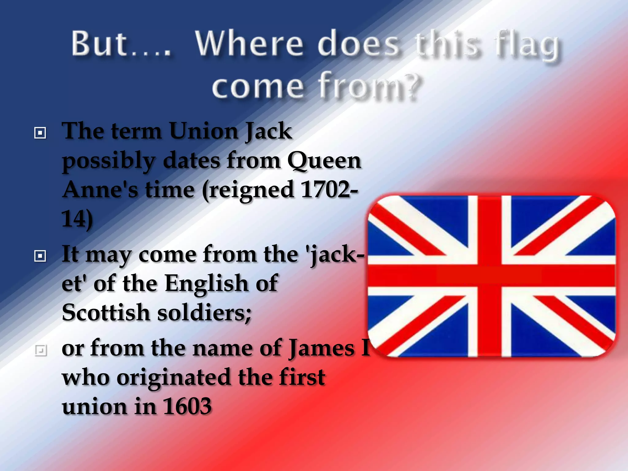 Act of union flags | PPT