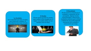 Acto moral y persona moral | PPTX