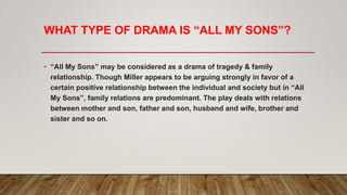 Act one questions All My Soons.pptx