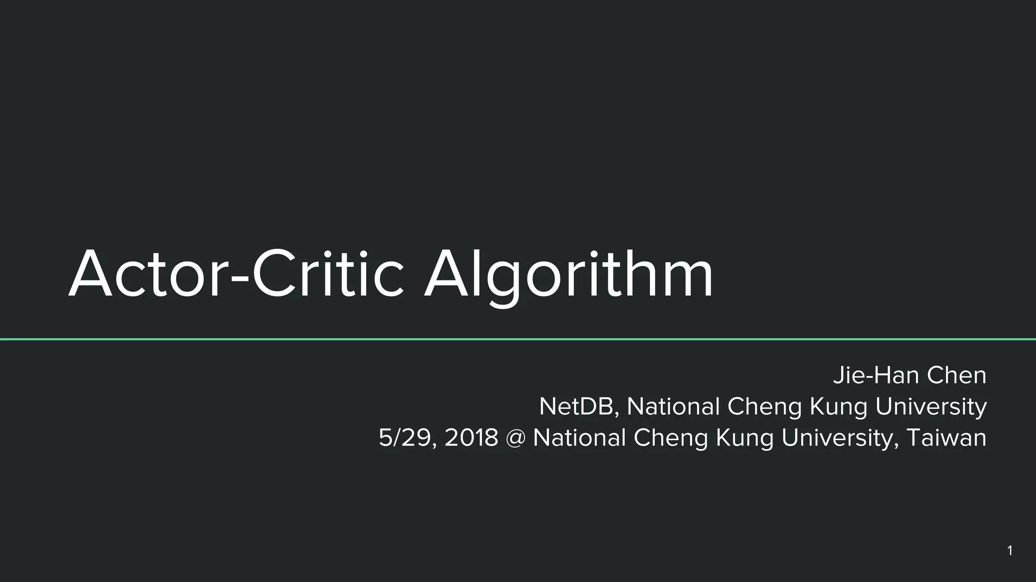 Actor Critic Algorithm Pdf Web Development Internet