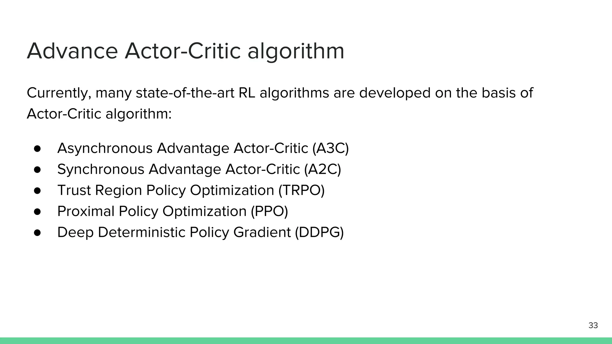 Actor Critic Algorithm Pdf Web Development Internet