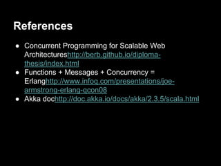 Actor-based concurrency and Akka Fundamentals | PPT