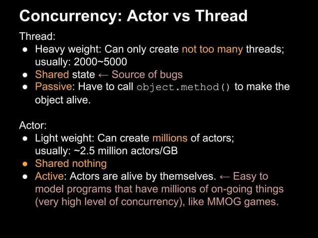 Actor-based concurrency and Akka Fundamentals | PPT