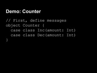 Actor-based concurrency and Akka Fundamentals | PPT