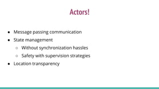 Actor based architecture for world's largest telescope | PPTX