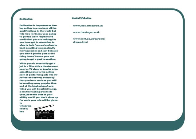 Actor leaflet | PPT