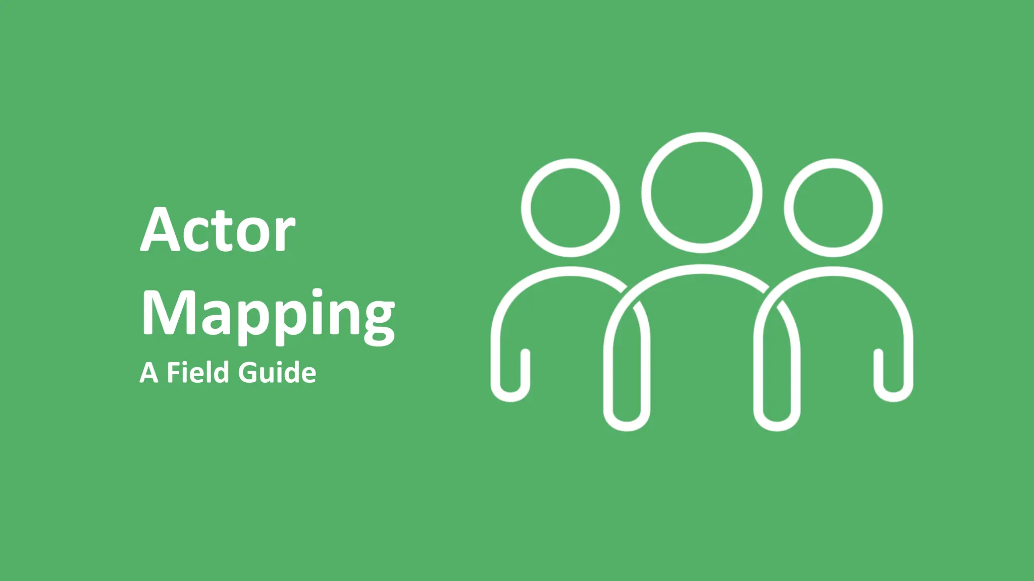 Presentación para el Actor Mapping Slides | PPT