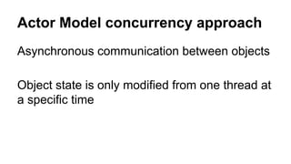 Actor Model pattern for concurrency | PPT
