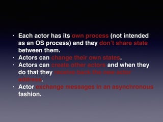 Actor model : A Different Concurrency Approach | PPT