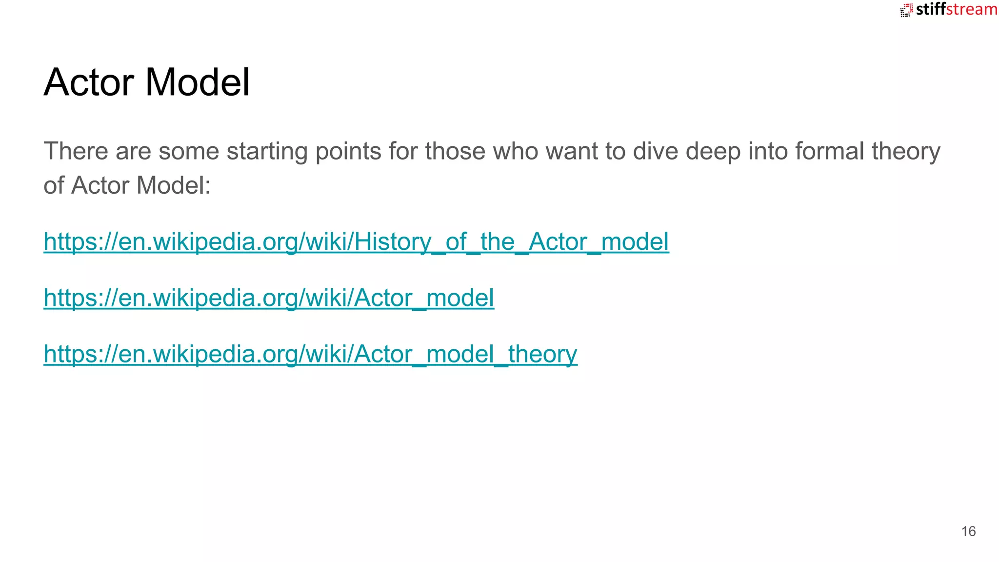 Actor Model and C++: what, why and how? | PDF