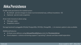 Actor model in .NET - Akka.NET