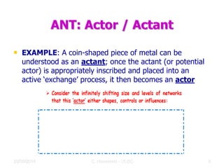 Actor Network Theory (ANT) | PPTX