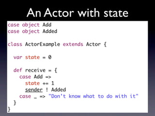 Practical introduction to the actor model | KEY