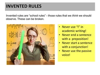 Actors, Actions, and Rules in Writing | PPT