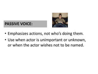 Actors, Actions, and Rules in Writing | PPT