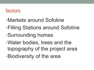 Actors and factors of a project sofoline interchange | PPT