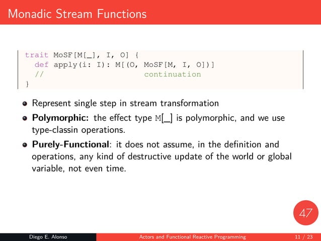 Actors And Functional Reactive Programming Ppt