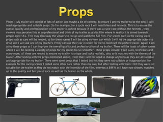 Actors and locations presentation | PPT