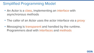 Actors and Microservices - Can two walk together? - Rotem Hermon, Gigya | PPT
