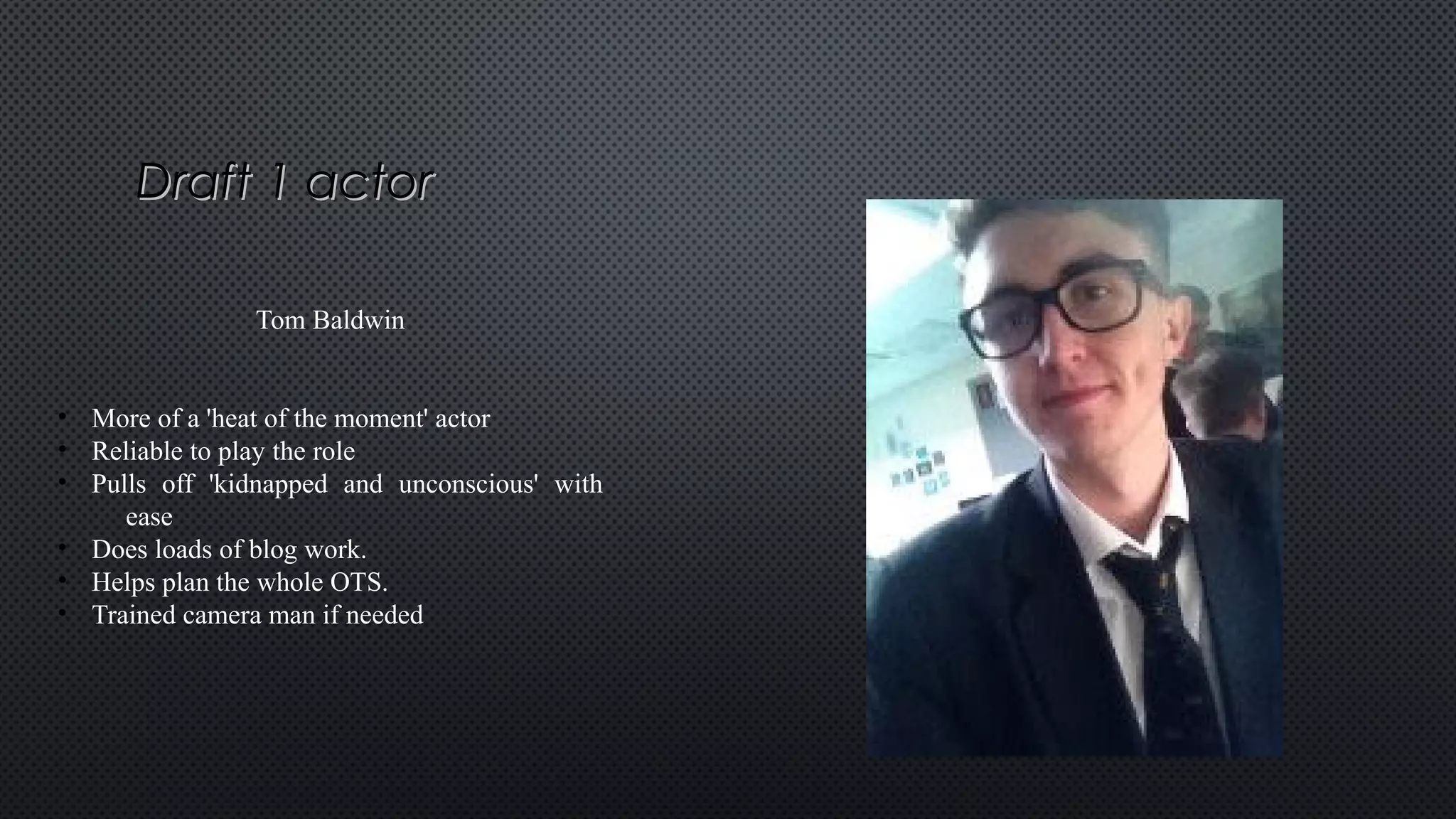 Actors and planning | PPT