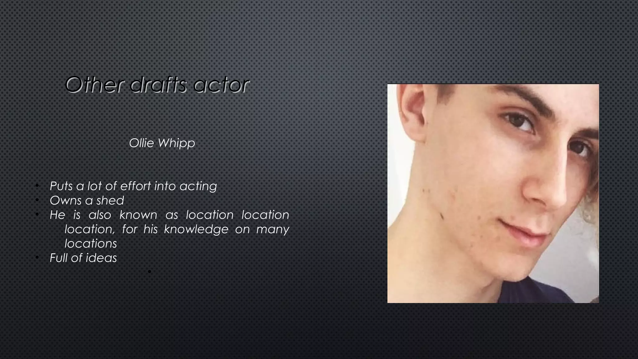 Actors and planning | PPT