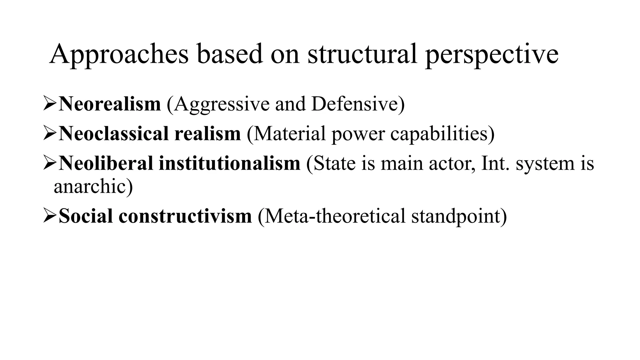 Actors, Structures and Foreign Policy Analysis | PPTX