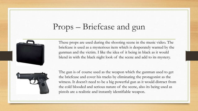 Actors, costumes and props | PPT
