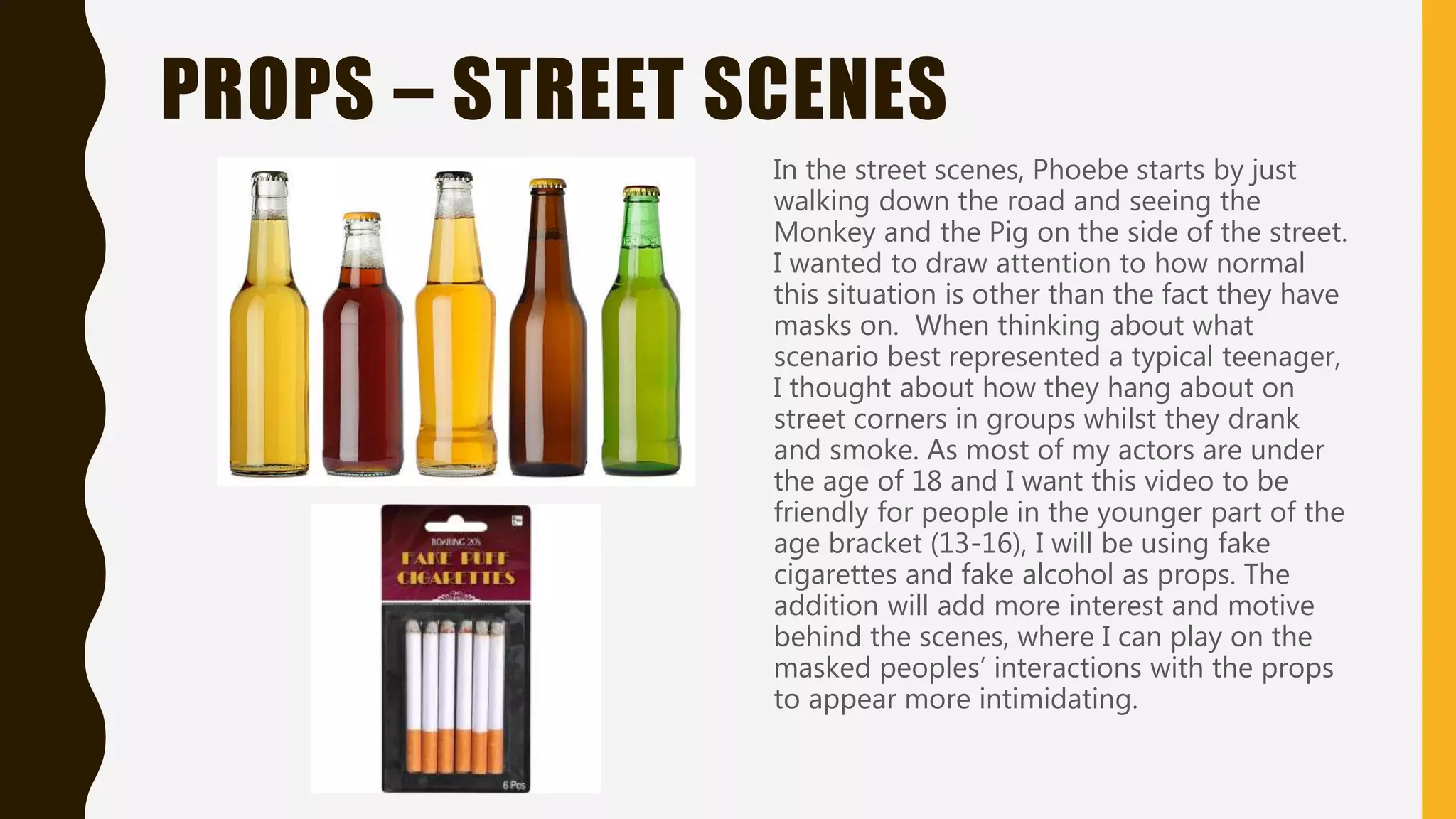 Actors costumes props | PPT