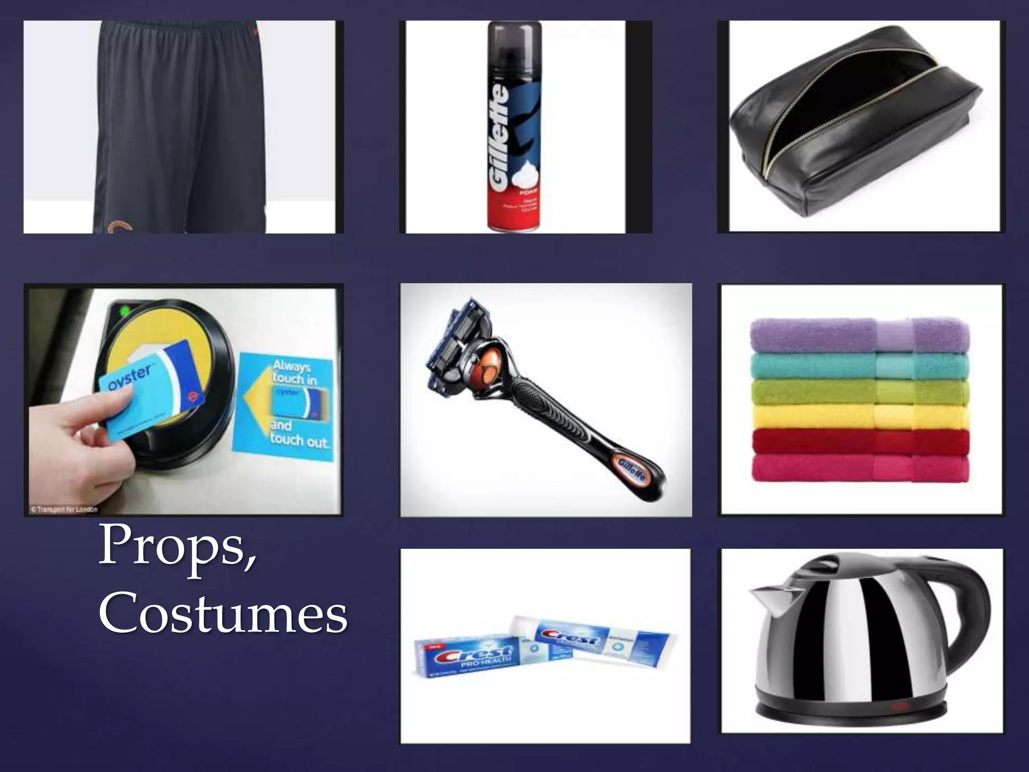 Actors, Costumes, Props , Locations - A2 Media Coursework - " Too ...