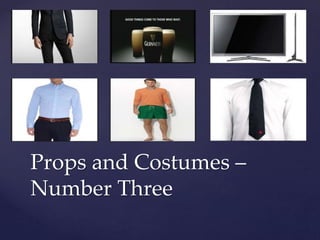 Actors, Costumes, Props , Locations - A2 Media Coursework - " Too ...
