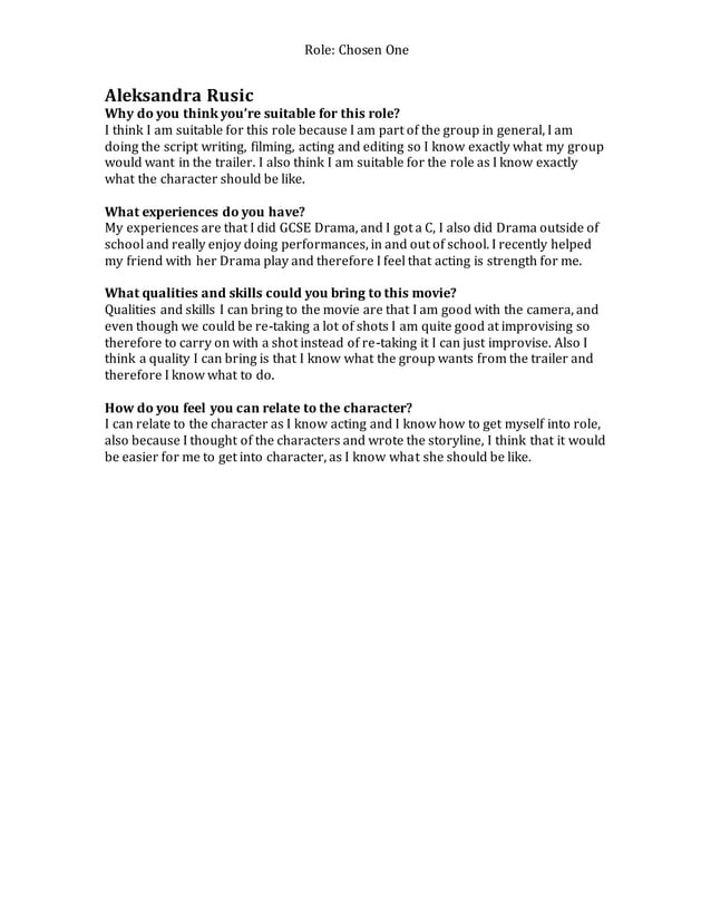 Actors interview questions abdullah | PDF