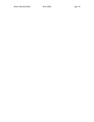 Actors interview questions khush | DOCX