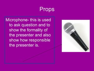 Actors,locations,costume and props | PPT